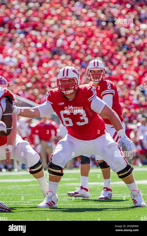 September 12 2015 Wisconsin Badgers Offensive Lineman Michael Deiter