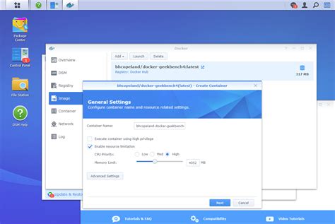 Benchmark Ds218 With Geekbench 4 Through Synology Docker Poyu