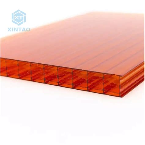 Polycarbonate Boards Roofing Material Types Pc Hollow Multiwall