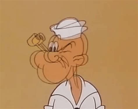 Alert Popeye Looking 