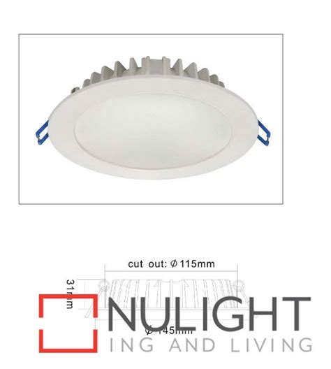 Lighting Australia Downlight Led Fixed Slim Dimmable White Round