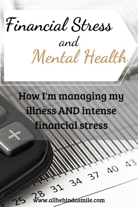 Financial Stress And Mental Health Breaking It Down All Behind A Smile