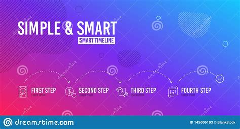 Technical Algorithm Buy Currency And Hdd Icons Set Architectural Plan Sign Vector Stock