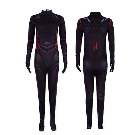 Fornite Omega Costume Black Bodysuit Omega Cosplay Cosplay Costume