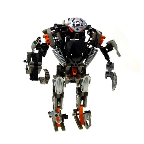 1 X Lego Bionicle Set Modell Technic Titans 8557 Exo Toa Figur Silber