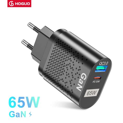 Hoguo GaN Fast Charging USB Charger For Tablet Laptop Type C PD Travel
