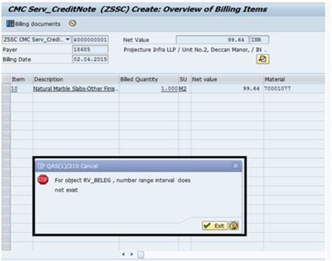 Billing Document T Code VF Number Range Interv SAP Community
