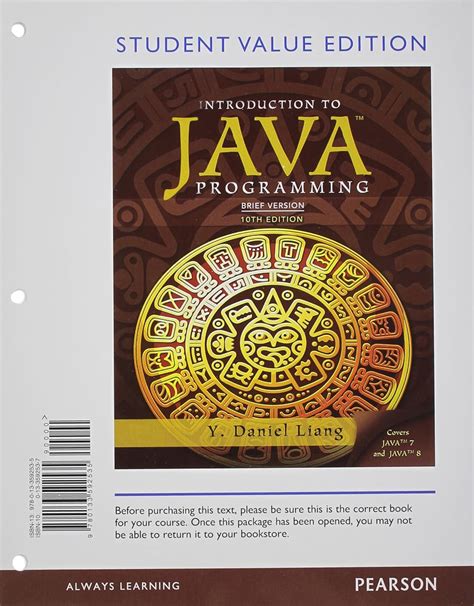 Student Value Edition For Introduction To Java Programming Brief