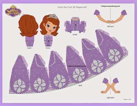 Las Recortables De Veva E Isabel La Princesa Sofia Paper Crafts Paper Dolls Disney Paper Dolls