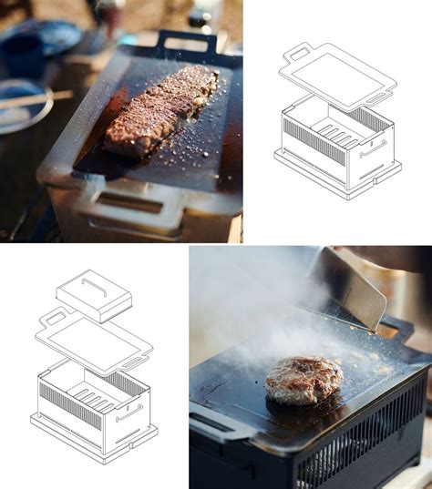 This Tiny Modular Tabletop Griller Lets You Cook In 7 Different Ways