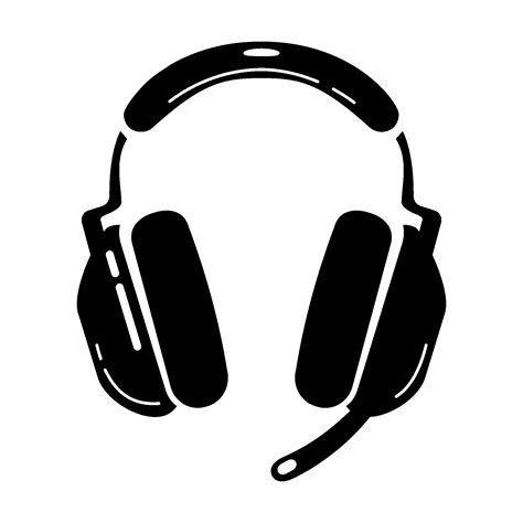 Icono De Glifo De Auriculares Para Juegos Equipo De Esports