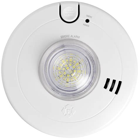 First Alertbrk 7020bsl Hardwired Hearing Impaired Smoke Detector With