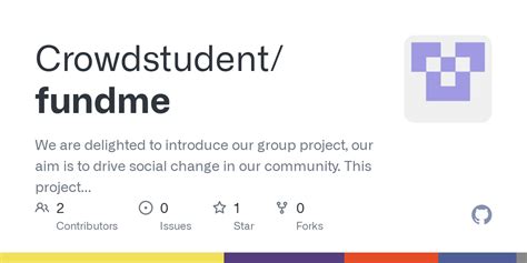 GitHub Crowdstudent Fundme We Are Delighted To Introduce Our Group