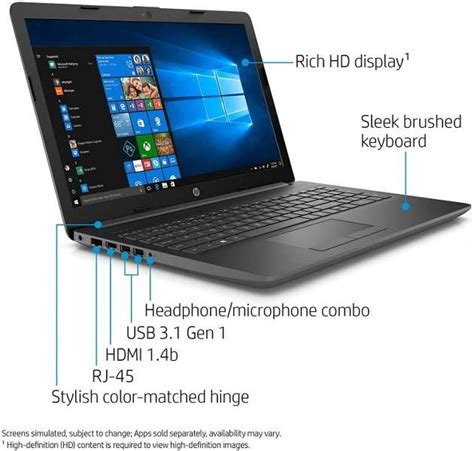 Hp Inch Laptop Intel Core I U Processor Gb Ram Tb Hard Drive Windows Home