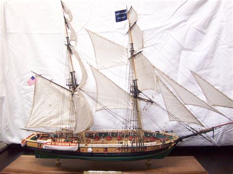 Amateur Builder Completes Detailed Model Of Us Brig Niagara Naval
