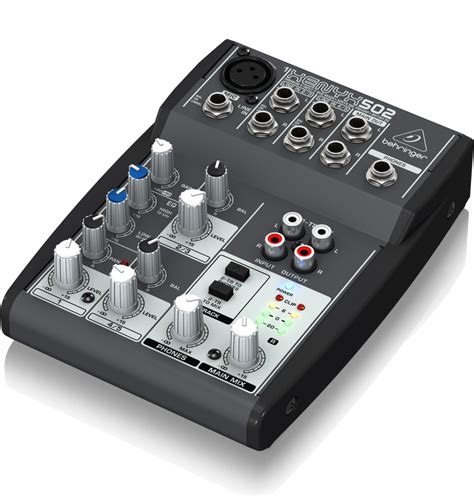 Behringer 502 Premium 5-Input 2-Bus Mixer with Xenyx Mic Preamp and ...
