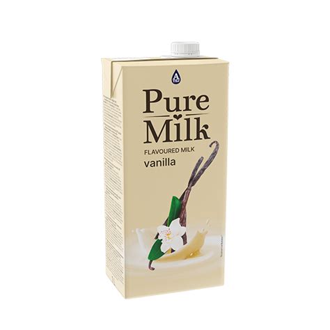 Pure Milk Flavoured Milk Vanilla 1000 Ml Atej