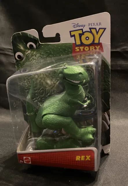 Disney Pixar Toy Story Rex The Dinosaur Figure 4 Vhtf Mattel Bnib £27