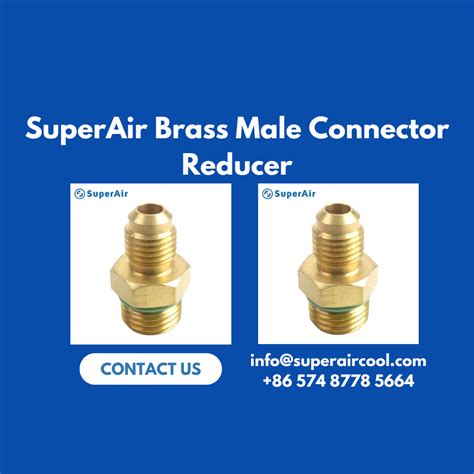 Explore Superair Brass Male Connector Reducer Hvac Duct Fittings