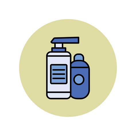 Liquid Soap Cream Lotion Shampoo Icon Shower Gel Symbol Flat