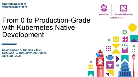 From 0 To Production Grade With Kubernetes Native Development Speaker