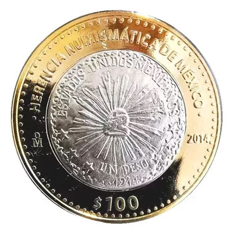Moneda Herencia Numismática Serie I V 2014 1914 Muera Huerta