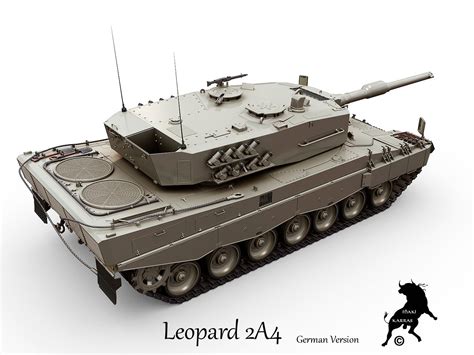 Leopard 2a4 3d Model 190 Obj Fbx Max Free3d