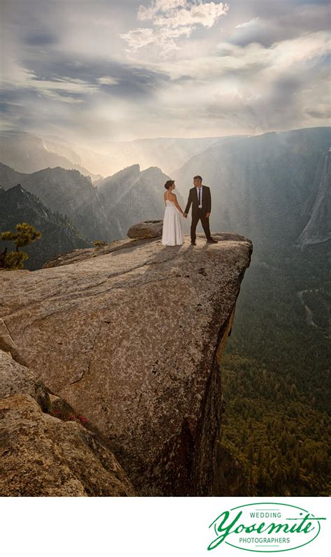 Wedding Taft Point Yosemite National Park Yosemite Wedding Photographers