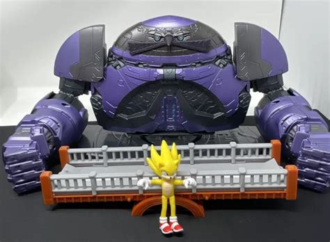 Sonic The Hedgehog Movie 2 Giant Eggman Robot Playset Action Figure Toy
