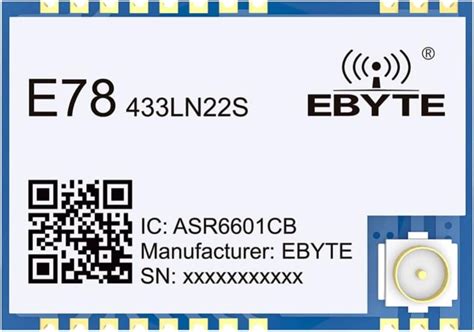 433mhz Lorawan Soc Asr6601 Lora Module E78 433ln22s6601 22dbm