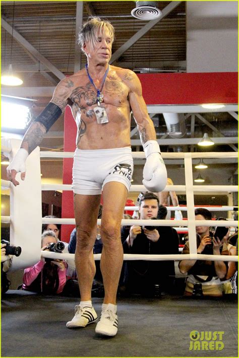 Mickey Rourke Boxing