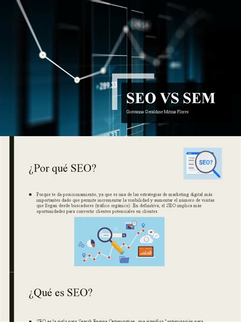 Seo Vs Sem Pdf Posicionamiento En Buscadores Marketing De Motores