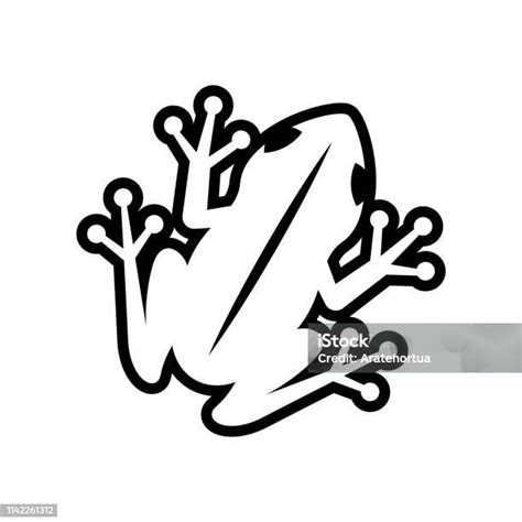 在白色背景中分離的青蛙圖示向量圖形及更多波多黎各圖片 波多黎各 蟾蜍 青蛙 Istock