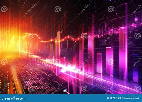 A Dynamic Market Share Chart With A Radiant Illumination Effect