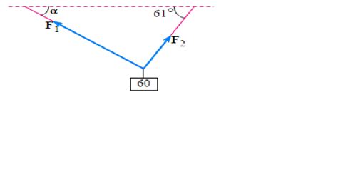 Solved Consider A 60 N Weight Suspended By Two Wires As Chegg