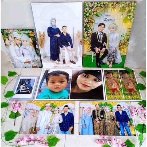 Jual CETAK FOTO BESAR X LAMINASI GLOSSY SUDAH DI BINGKAI COD Shopee Indonesia