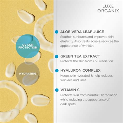 Luxe Organix 6 In 1 Maxshield Active Ulta Sheer Face And Body Sunscreen