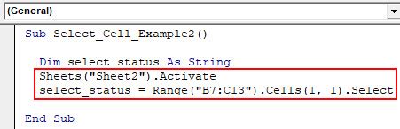 VBA Select Cell How To Select Cell In Excel VBA