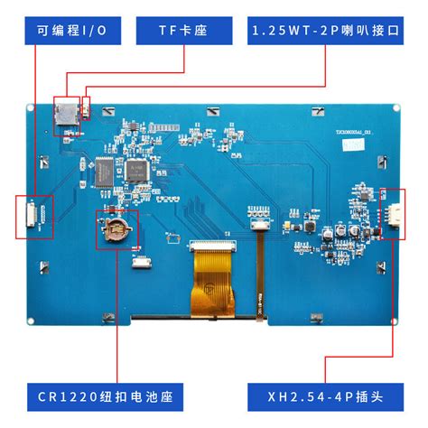101 Inch Uart Tft Display ， 1024x600 300cd Hdmi Interface Touch Panel