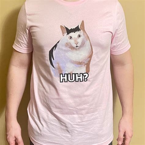 Ceramic Huh Cat Meme Mug 11oz Etsy