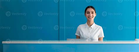 Enthusiastic Front Desk Associate Excelling In Corporate Career With Professional Smile 56784426