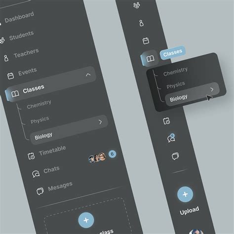 Sidebar Behance