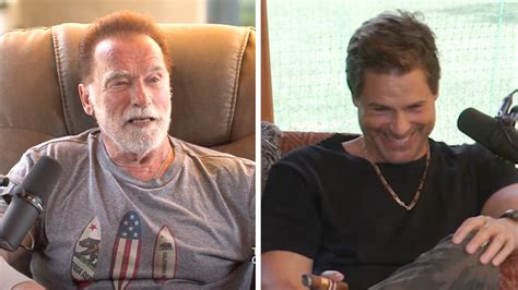Arnold Schwarzenegger Playfully Calls Out Rob Lowe For Taking Maria Shrivers Side In Divorce