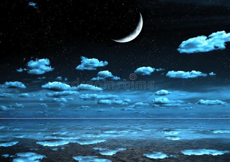Luna Reflejada En El Agua Fotos Libres De Derechos Y Gratuitas De