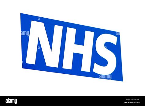 National Health Service Sign Cut Out Stock Images Pictures Alamy