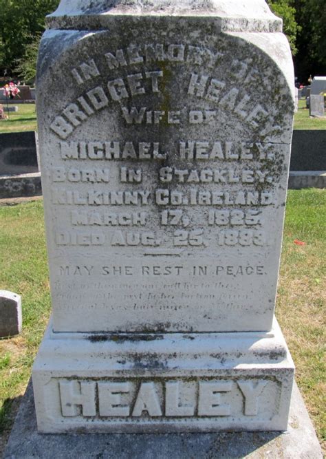 Bridget Macacy Healey 1825 1883 Memorial Find A Grave
