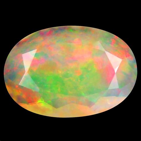 198 Ct Oval Facet Cut Aaa Grade 13 X 9 Mm Un Heated Multi Etsy