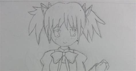 まどマギ 練習、まどか 腹ペコ腹ペコ魔道士by雷のイラスト Pixiv