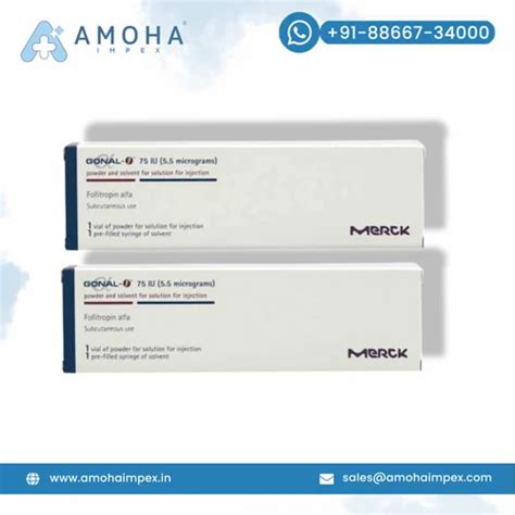 Merck Ltd Follicle Stimulating Hormonegonal F 75 Iu Injection At Rs 1500vial In Surat