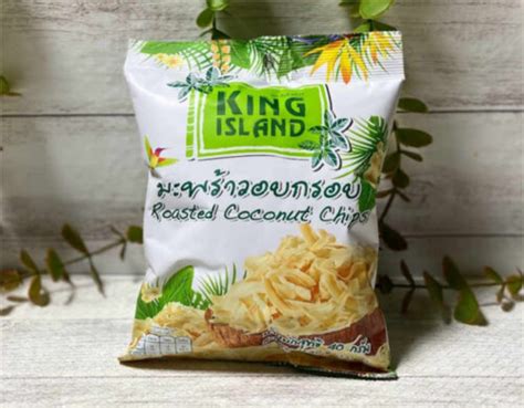 カルディ【ココナッツチップス】タイ産ココナッツ使用。パリパリ食感に塩気と甘さが食べ出したら止まらない美味しさ！